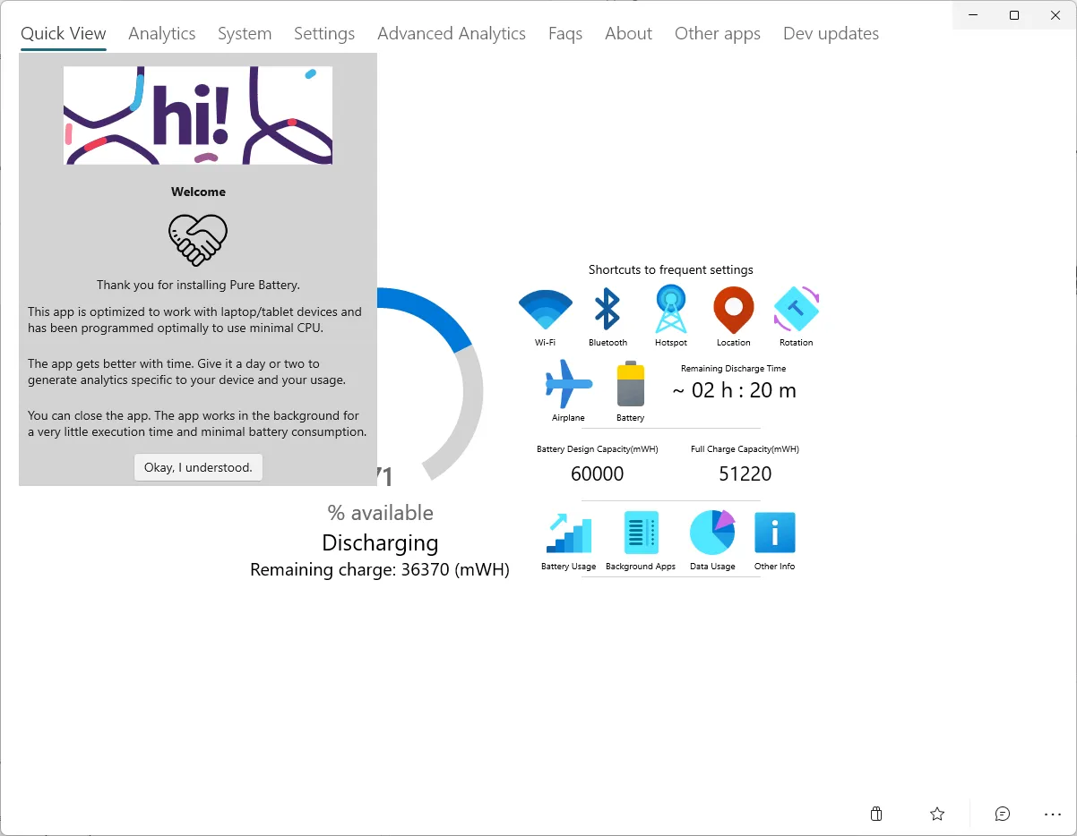 Pure Battery Analytics: Optimize Laptop Battery Performance
