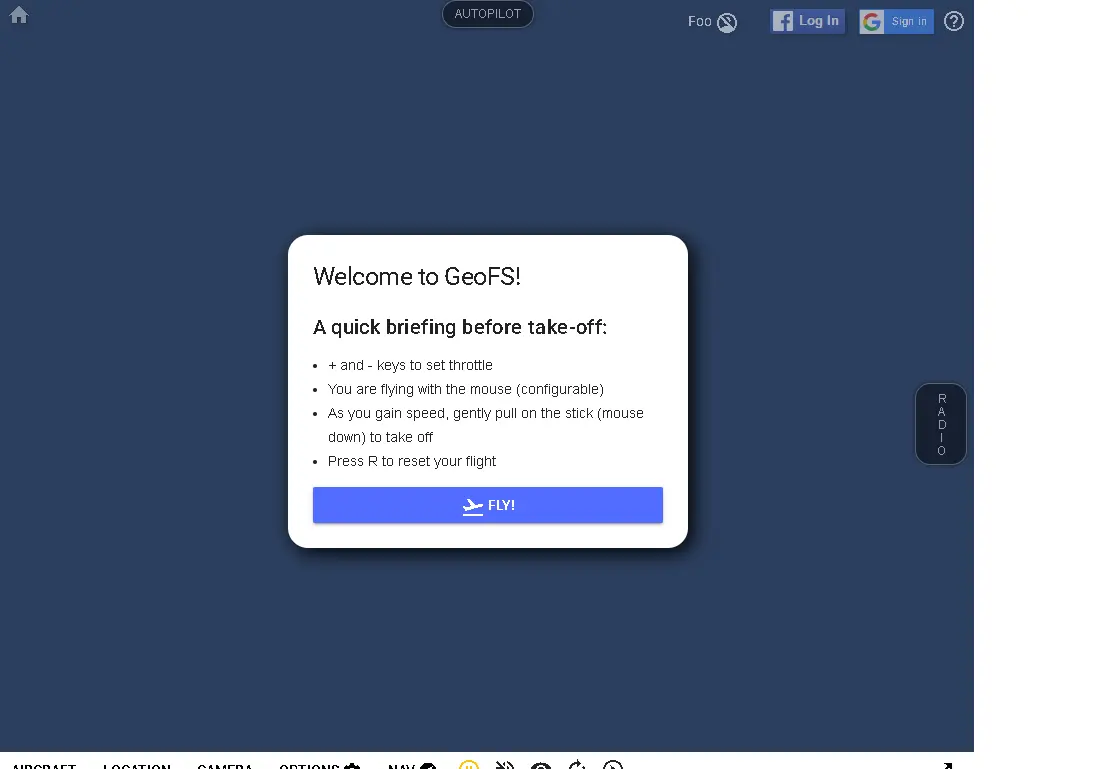 GeoFS: The Free Browser-Based Flight Simulator