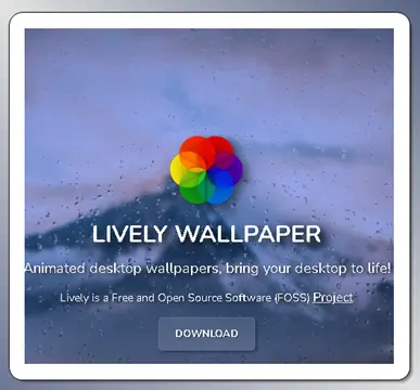Lively Wallpaper: Best Free Live Wallpaper Software for Windows
