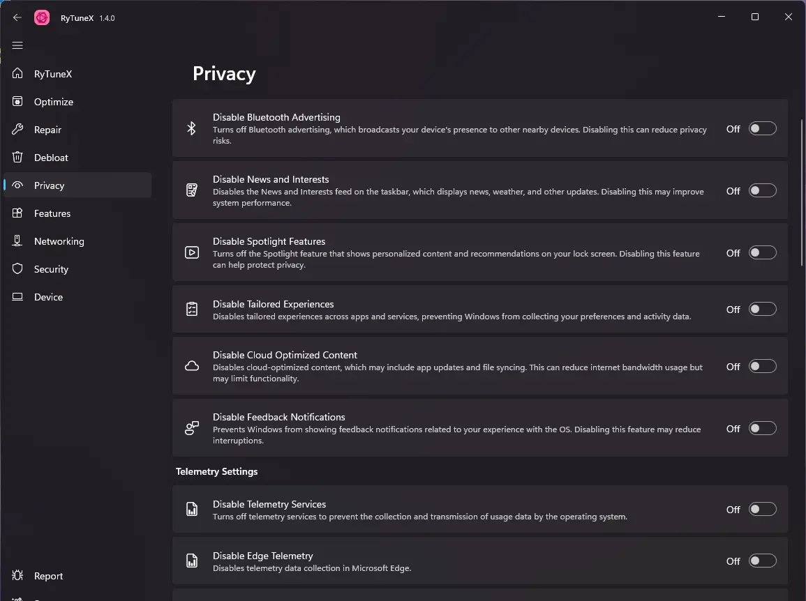 Rytunex: Free Tool to Boost Windows Speed and Performance